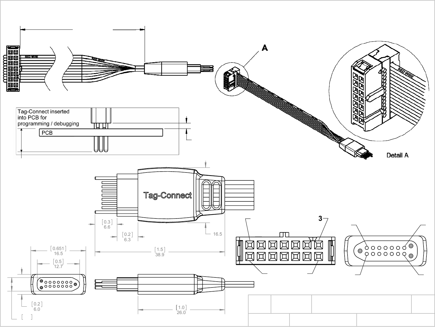 TC2070-IDC-NL Drawing Datasheet by Tag-Connect LLC | Digi-Key Electronics